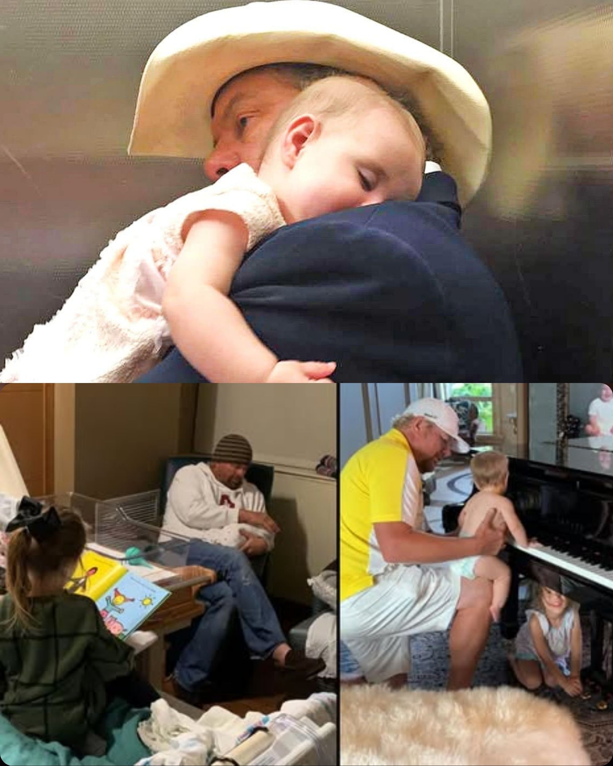 There was no big show, no band or bright lights. Just Toby Keith, a gentle grandfather, sitting ...