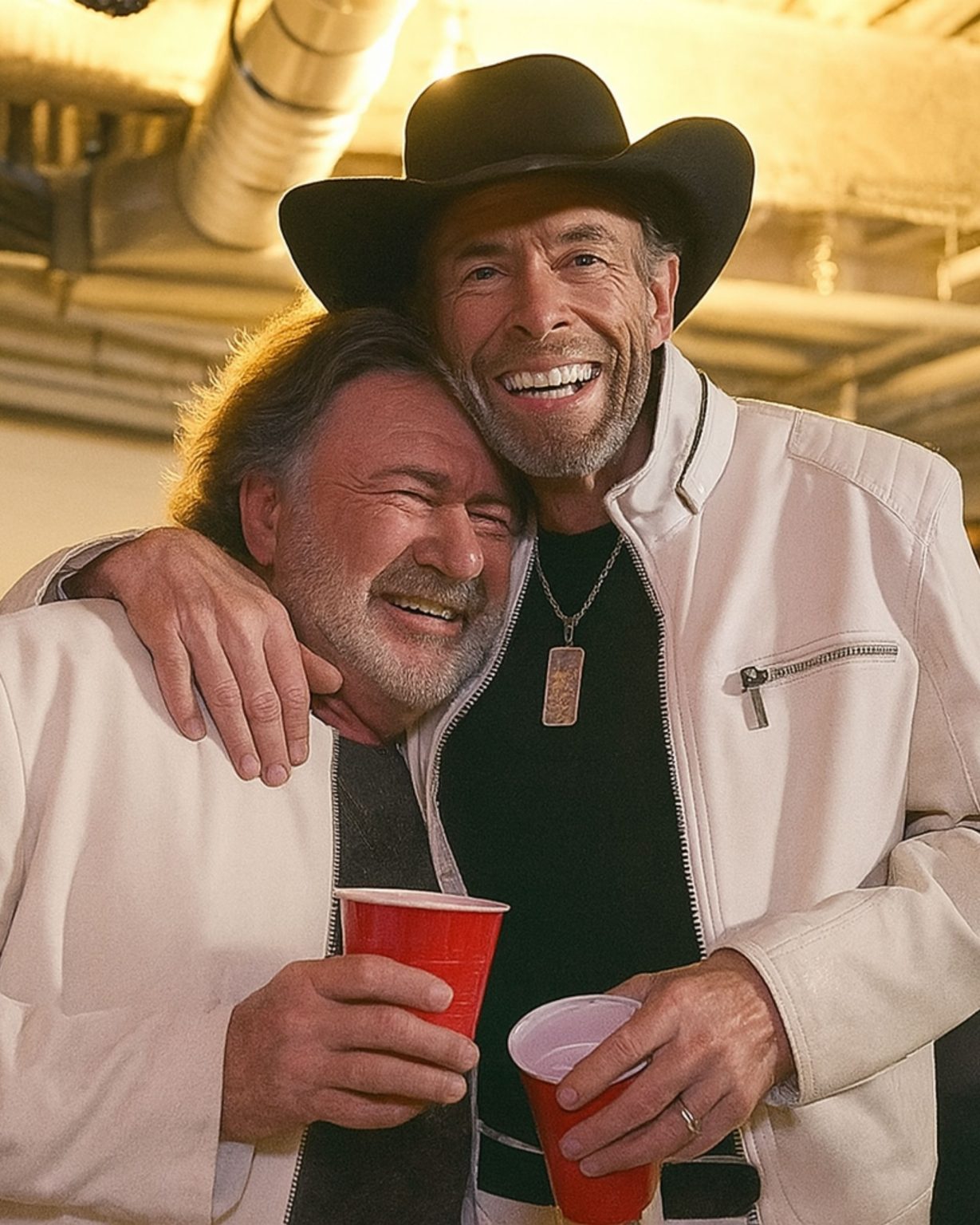 This moment was captured after Toby Keith had spent nearly three ...