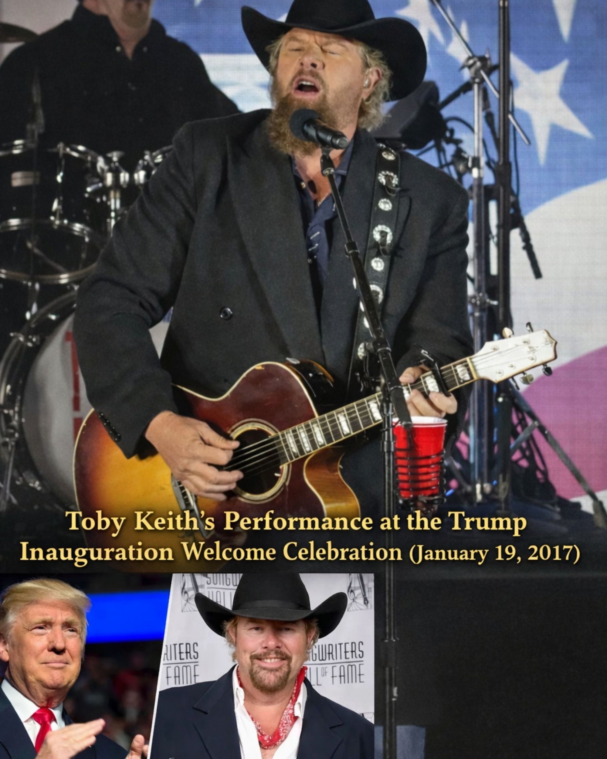 “A MOMENT THAT SAID EVERYTHING ABOUT TOBY KEITH.” At the Trump ...